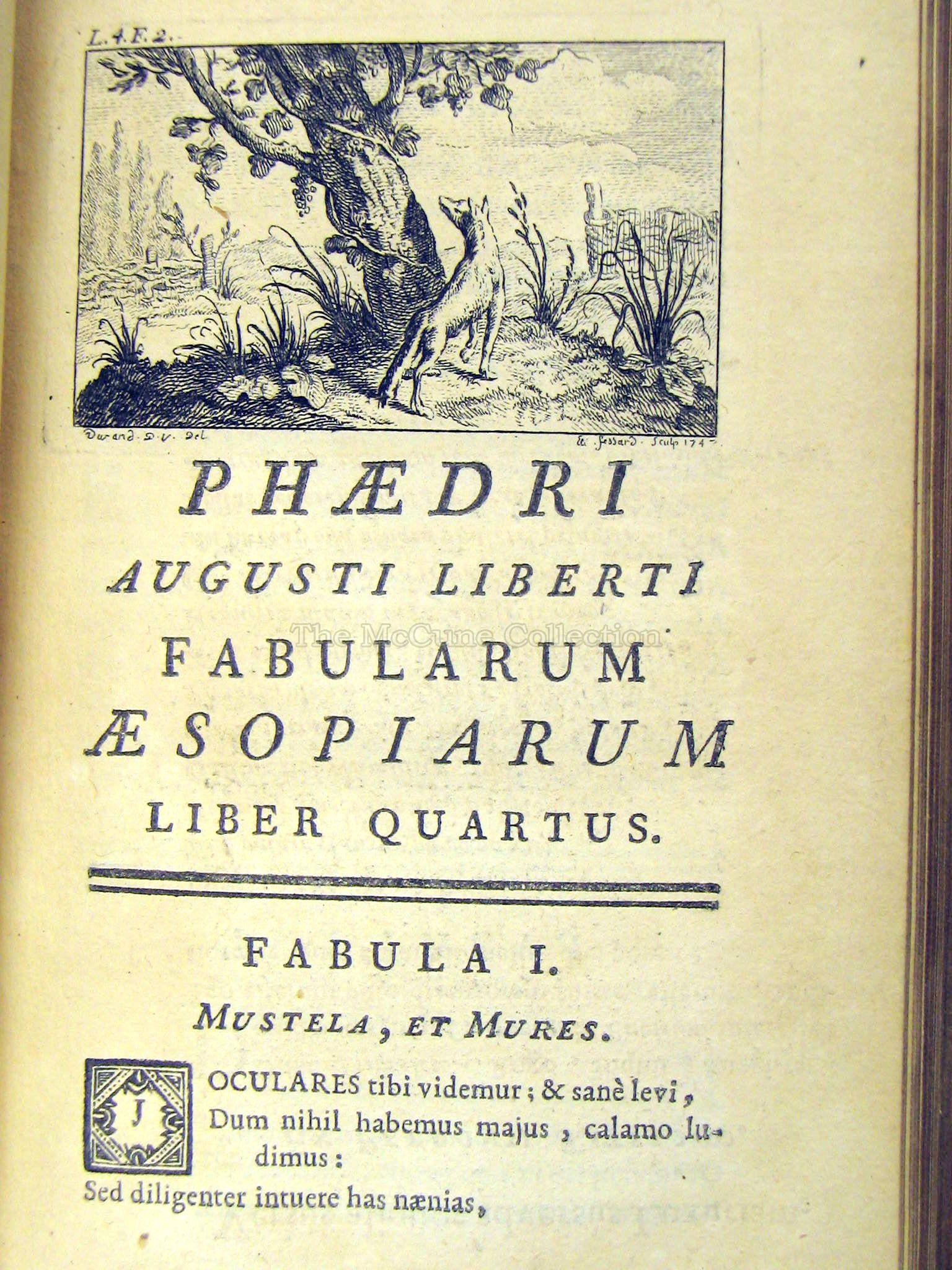 Phaedri Augusti Liberti Fabulae • The McCune Collection